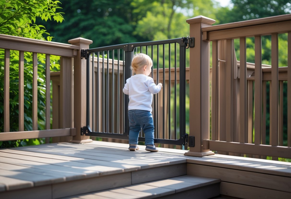 How To Design A Child-Safe Deck Layout With Gated Stairs? - GV Decks