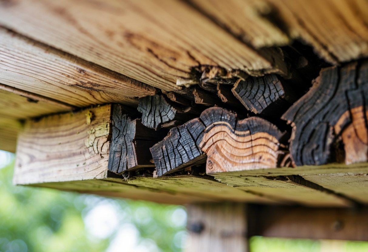 How To Spot Early Signs Of Joist Rot Under A Finished Deck? - GV Decks