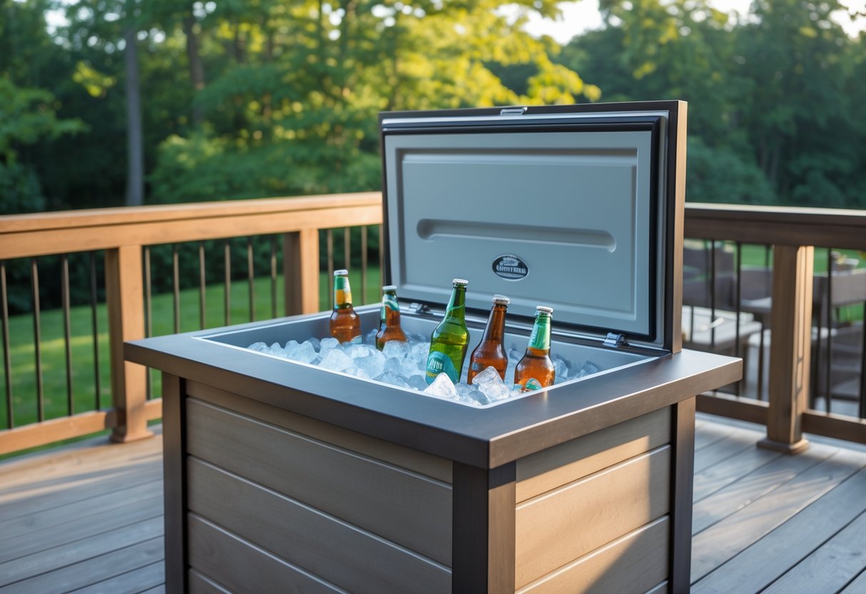 Is A Built-In Ice Box On The Deck Worth Installing? - GV Decks