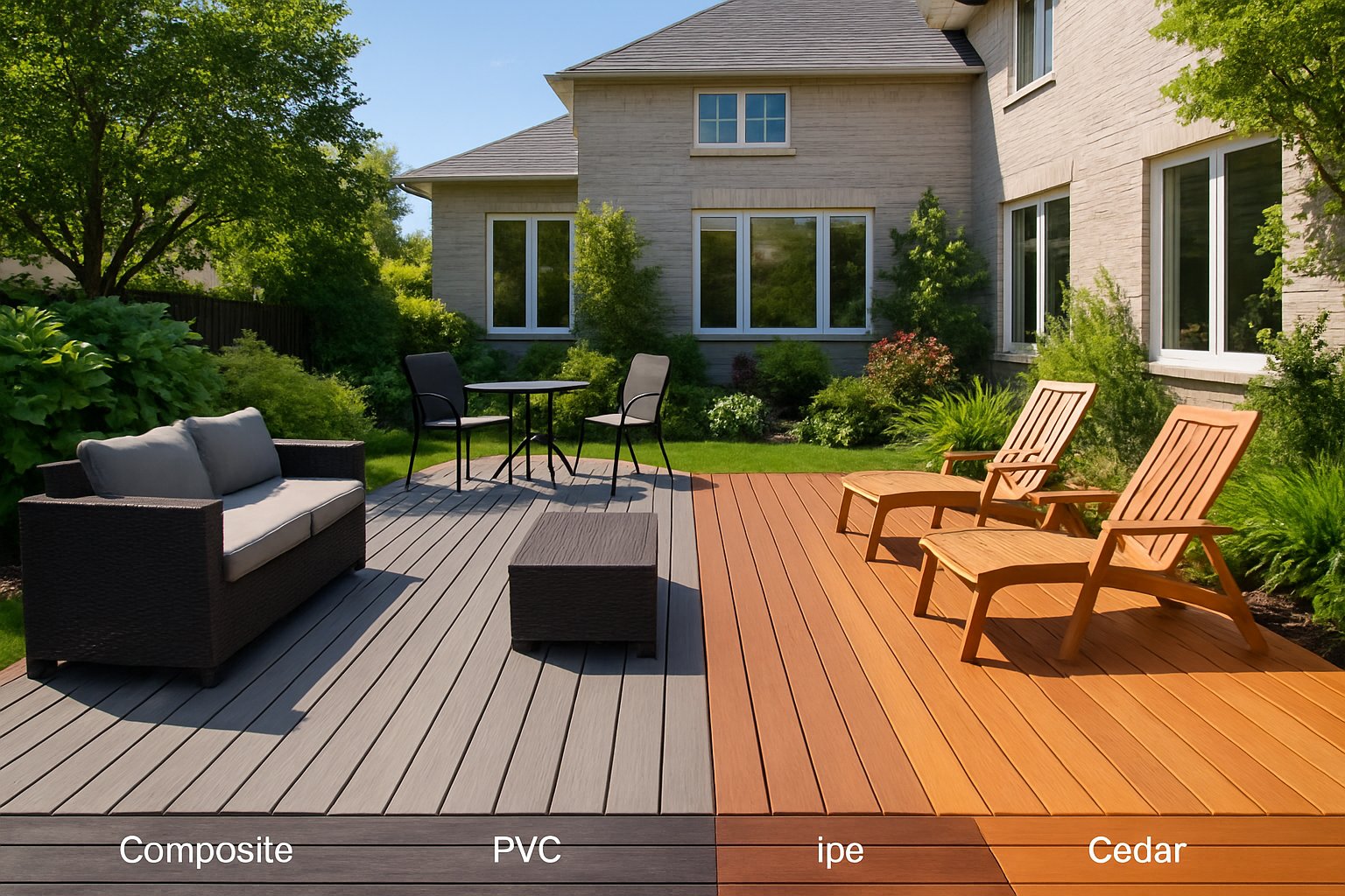 Composite Vs Pvc Vs Ipe Vs Cedar Choosing The Best Decking Material