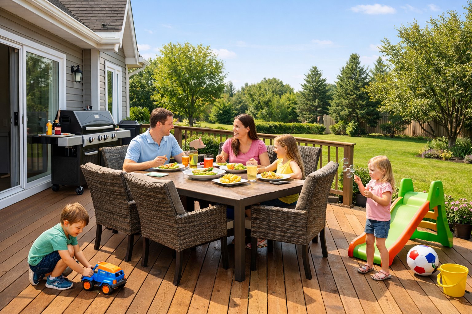 How Family Size Changes the Way a Deck Should Be Designed in Markham ...